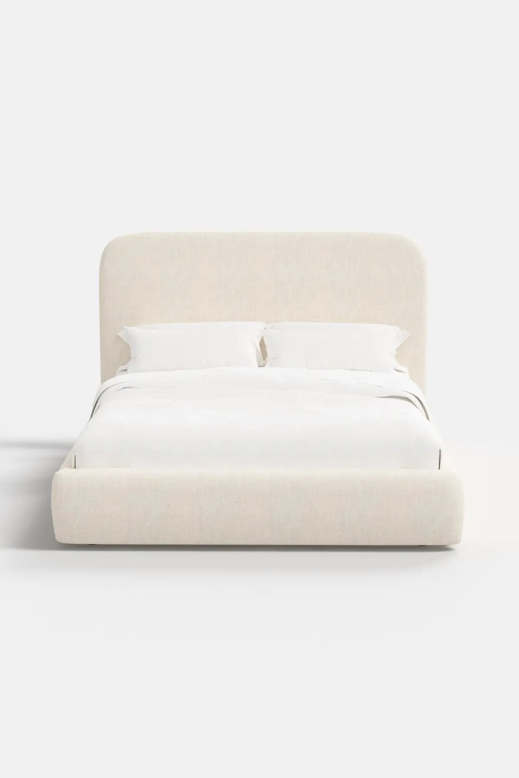 Daphne 46" Platform Bed - Classic Linen Talc