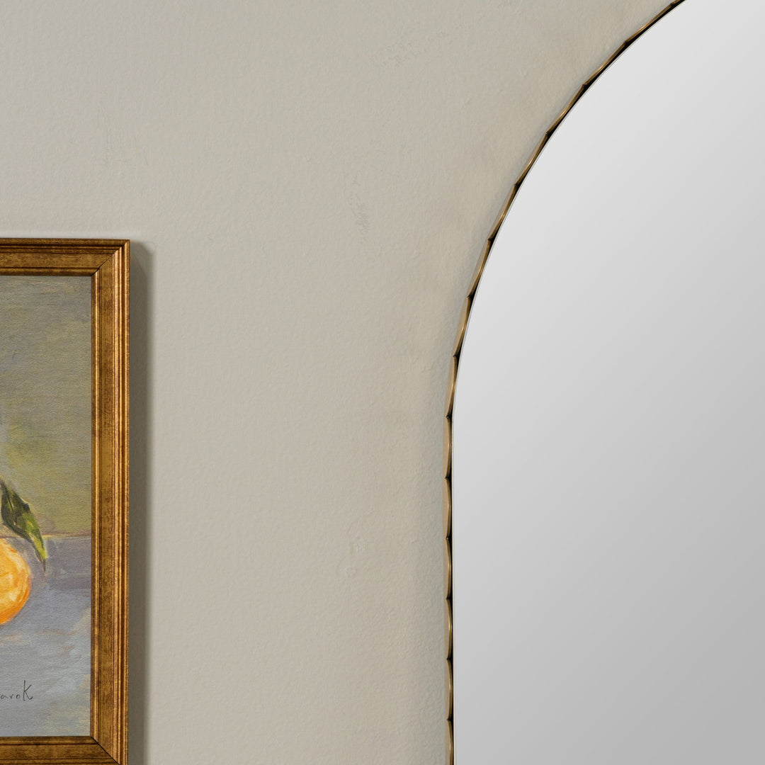 Jules Gold Floor Mirror