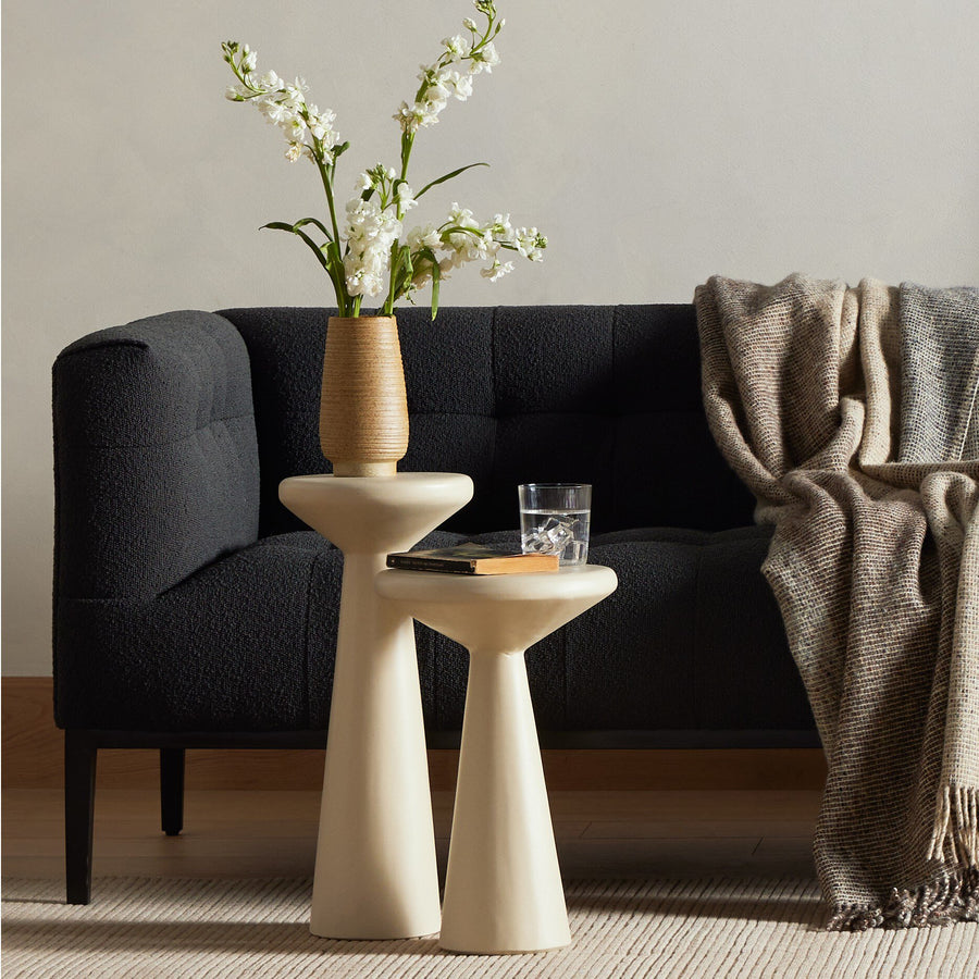 Ravine Concrete Accent Tables - Set Of 2 - 2 Colors