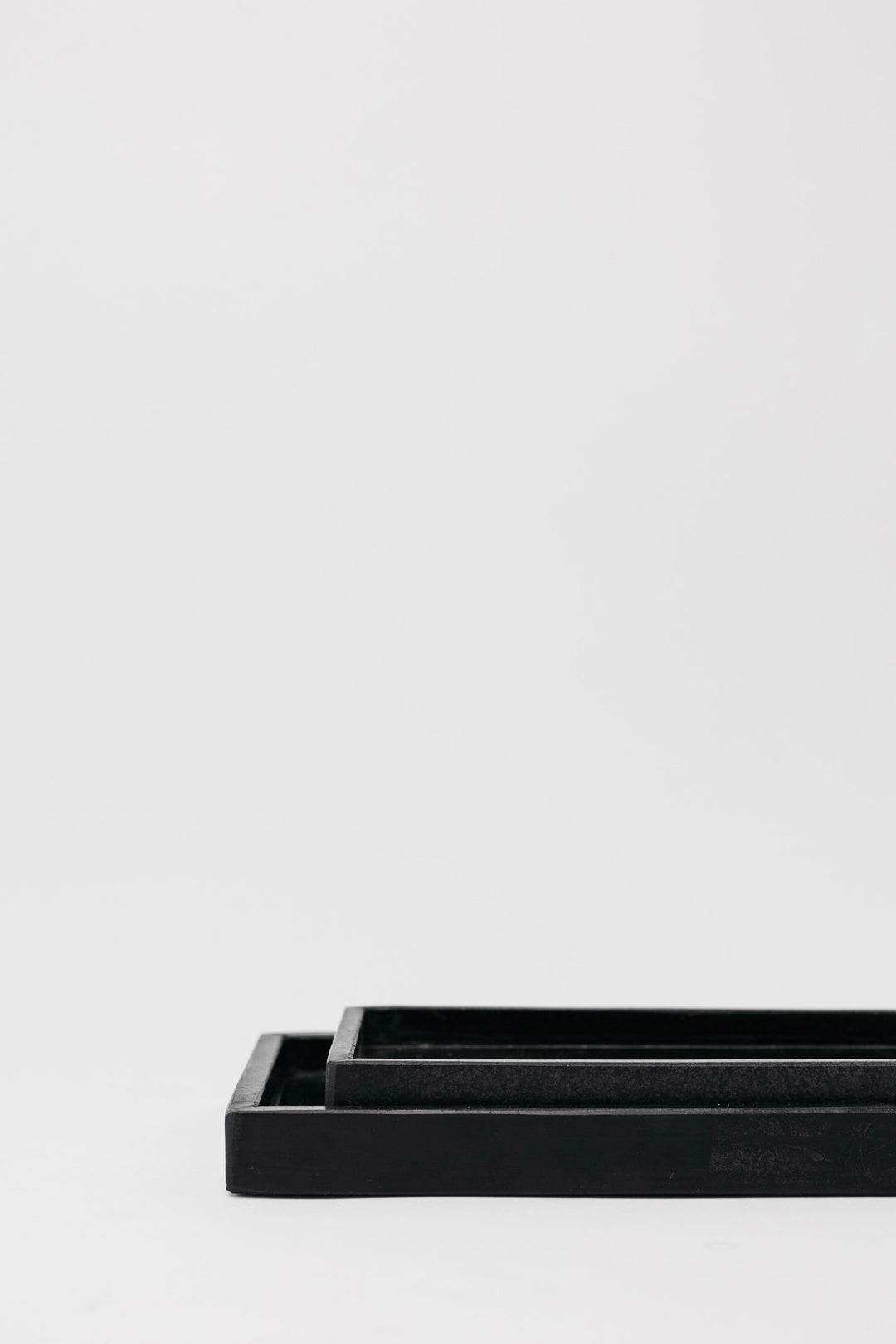 Terese Black Marble Rectangle Tray - 2 Sizes